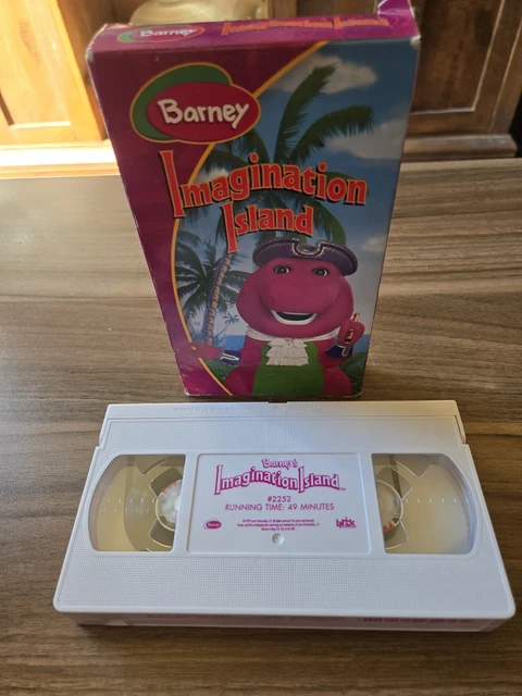 BARNEY - BARNEYS Imagination Island (VHS, 2004) HiT Entertainment White ...