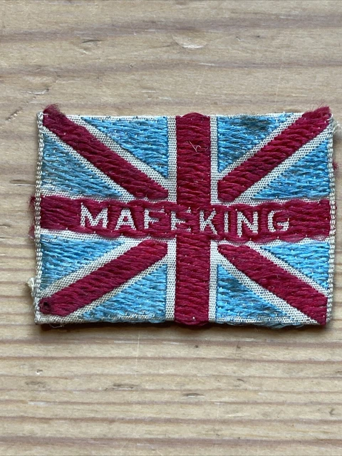 BOER WAR MAFEKING Embroidered Silk Mini Union Jack Flag £3.99 - PicClick UK