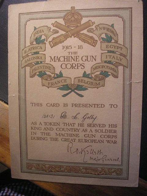 Documents/ Maps, World War I (1914-1918), Militaria, Collectables ...