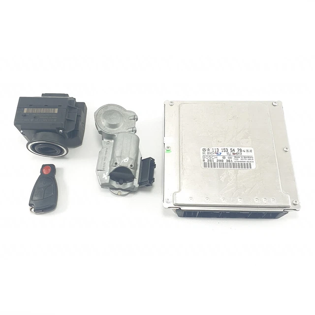MERCEDES W211 E500 EIS Engine ECU Computer Ignition Switch Steering ...