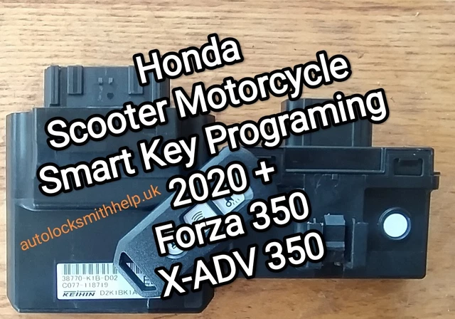 HONDA FORZA X-ADV 2021+ Smart Key Coding Service - All Keys Lost. Add ...