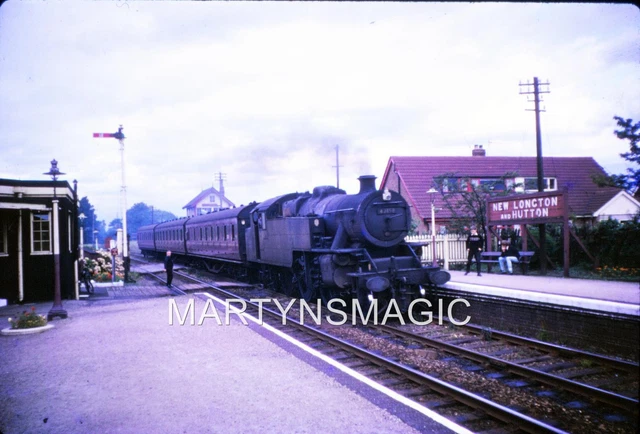 S21-4 ORIGINAL BR Steam Railway slide 42675 @ New Longton & Hutton ...