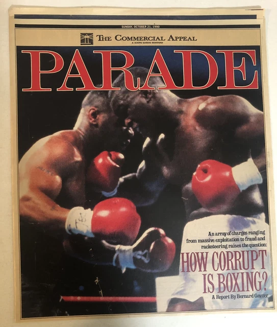 OCTOBER 21 1990 Parade Magazine Mike Tyson Boxing £4.42 - PicClick UK