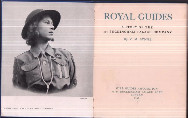 ROYAL GUIDES STORY 1st Buckingham Palace Company Girl Synge 1948 ...