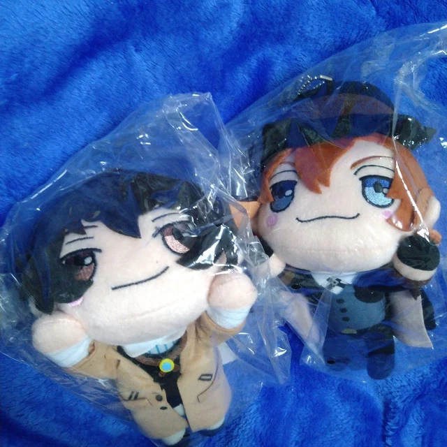 BUNGO STRAY DOGS Osamu Dazai Chuuya Nakahara Nesoberi Plush Toy £187.47 ...