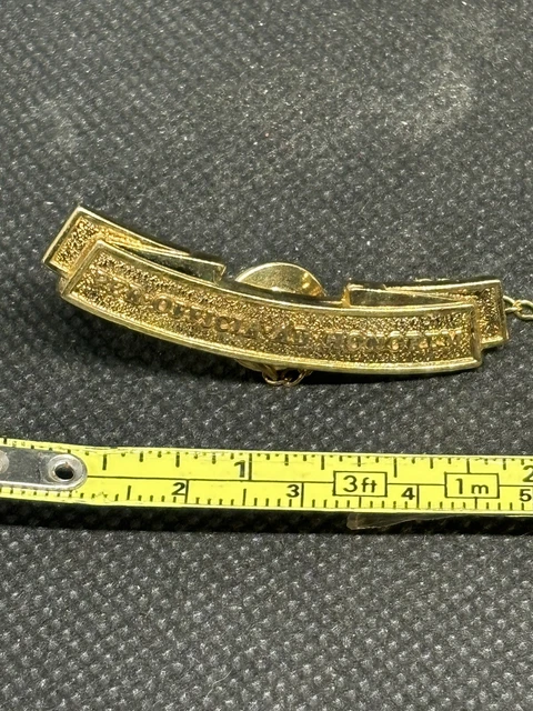 VINTAGE MASONIC MASONS Per Officia Ad Honorem Hallmarked Silver Gilt ...