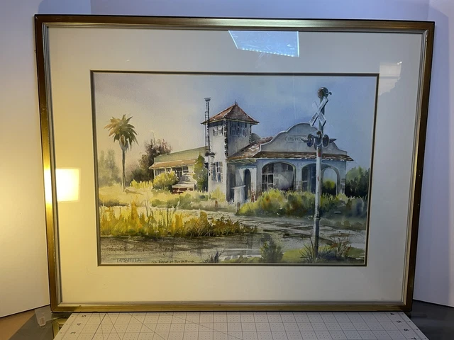 JO TARABULA “OLD Depot at Punta Gorda” Original Watercolor $4,580.08 ...