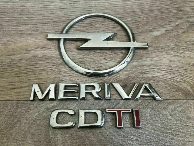 MONOGRAMMES INSIGNES LOGOS badges emblèmes sigles OPEL MERIVA CDTI EUR ...