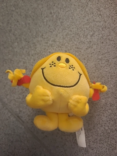 FISHER PRICE MR Men Little Miss Sunshine Plush Soft Toy Yellow Cuddly ...