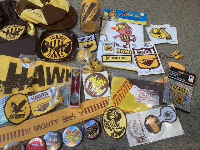 ORIGINAL VFL 80S & AFL 80s Hawthorn Merchandise/Colectables Lot $120.00 ...