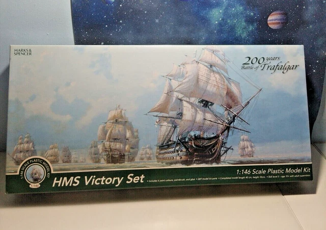 RARE MARKS AND Spencer model kit HMS Victory 200th anniversary set 1: ...