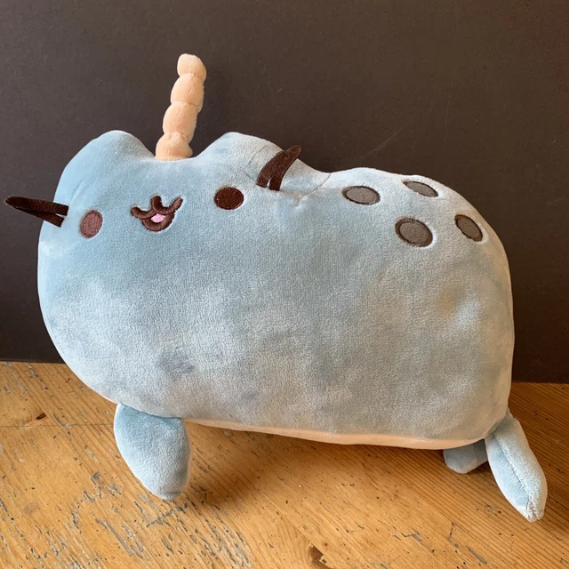 PUSHEEN THE CAT Blue Narwhal Large 10" Plush Soft Toy Gund £10.00 ...