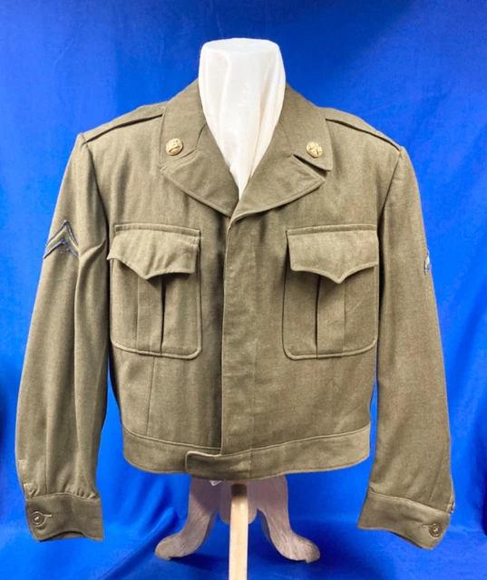 VINTAGE 1940S US Army Wool Eisenhower "IKE" Field Jacket X-LARGE Size ...