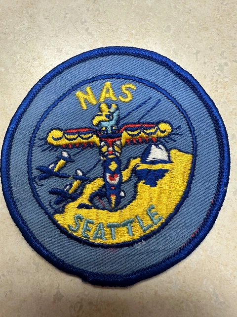 VINTAGE US NAVY Naval Air Station Seattle Patch - Washington $39.99 ...