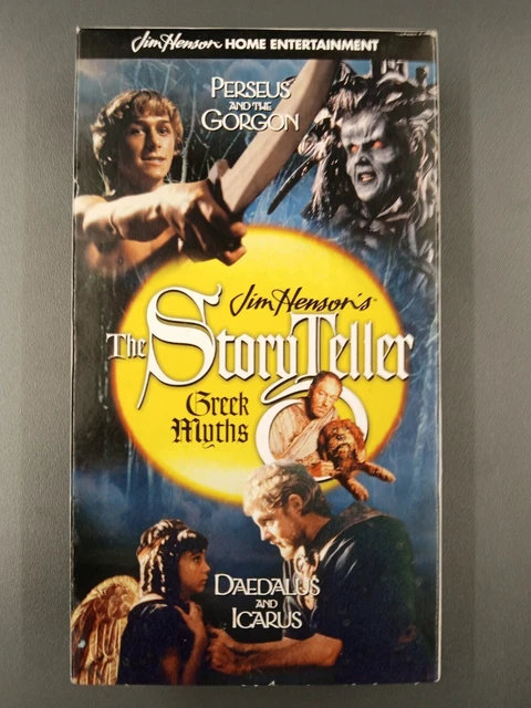 JIM HENSON'S THE Storyteller Greek Myths VHS-Perseus & Gorgon/Daedalus ...