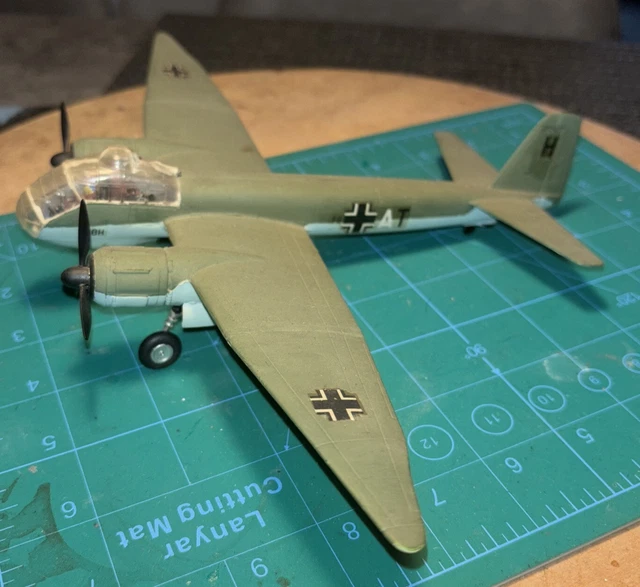 1:72 LUFTWAFFE JUNKERS JU-188 A1/E-1 (F6+AT) By Italeri Built & Painted ...