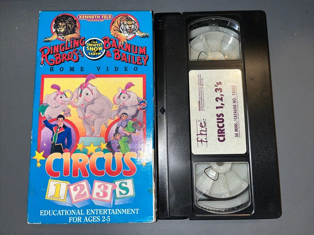 RINGLING BROS BARNUM & Bailey Circus 123'S (Vhs) £17.36 - PicClick UK