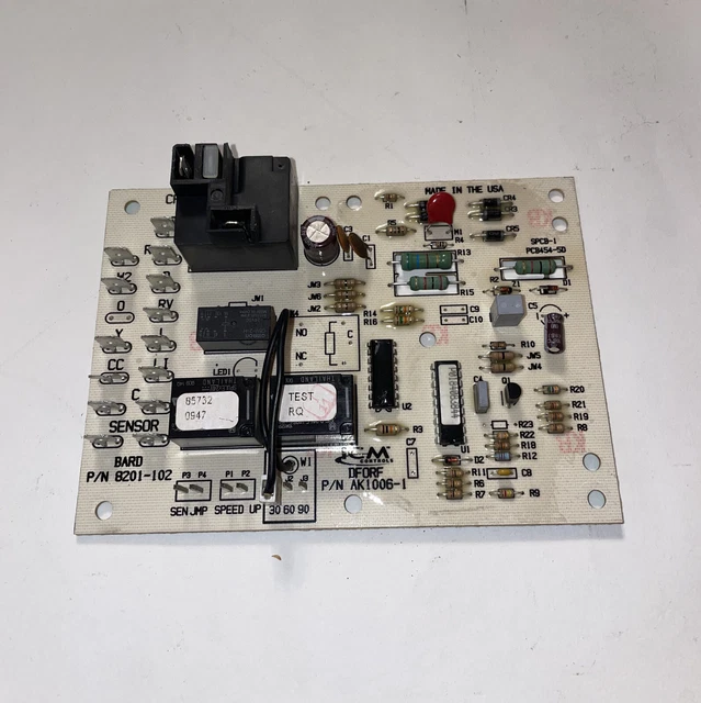 ICM CONTROLS AK1006-1 Defrost Control Circuit Board BARD 8201-102 $32. ...