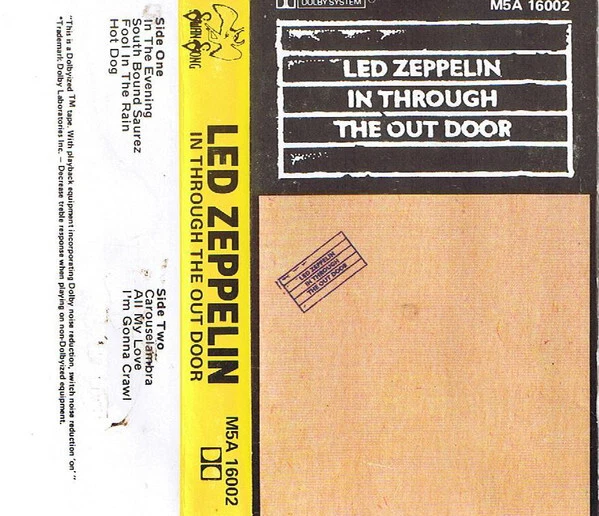 LED ZEPPELIN - In Through The Out Door - Used Cassette - G5660z £31.25 ...