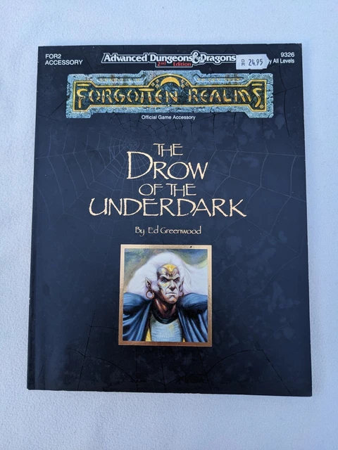 THE DROW OF the Underdark - Forgotten Realms - Dungeons Dragons - 2nd ...