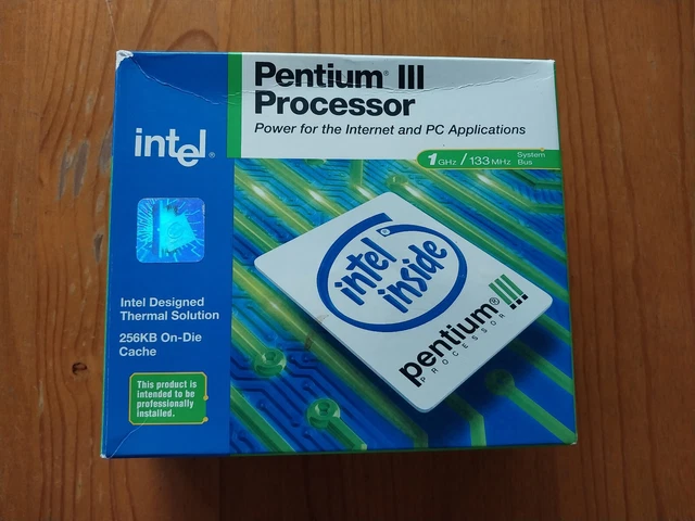 INTEL PENTIUM III 1000B 1Ghz FC-PGA2 SL5B3 Socket 370 CPU in Box with ...