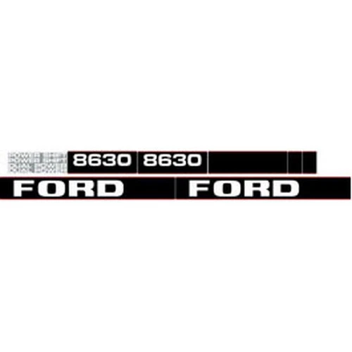 NEW 8630 FORD Tractor Hood Decal Kit 8630 High Quality Long Lasting ...