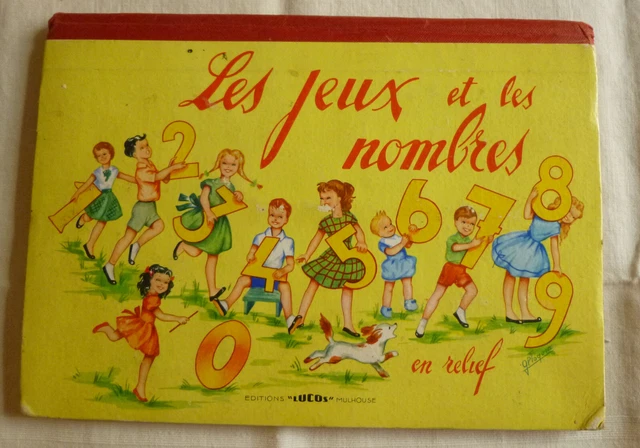 LES JEUX ET les nombres, en relief, vers 1950, Éditions Lucos ...
