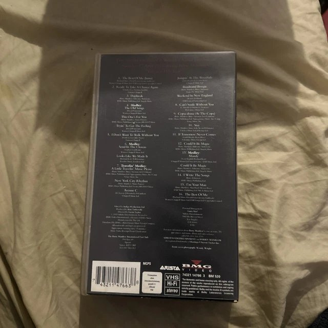 BARRY MANILOW THE Best of Me - VHS Video £1.16 - PicClick UK