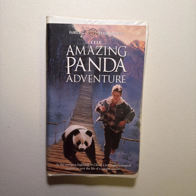 THE AMAZING PANDA Adventure (VHS 1996 Clamshell Stephen Lang Ryan ...