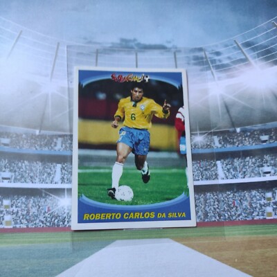 FIGURINA STICKER CARD Panini Supercalcio 1995 96 Roberto Carlos ROOKIE ...
