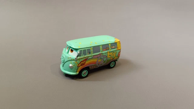 DISNEY PIXAR CARS Fillmore Van Volkswagen VW Bus Mattel Die Cast £4.99 ...