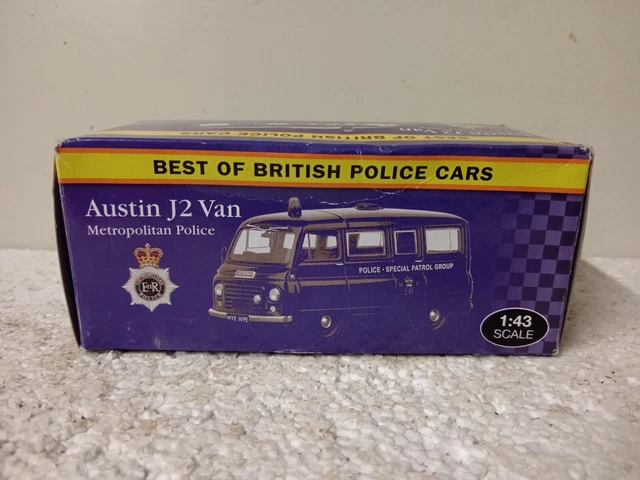 1/43 DIECAST AUSTIN J2 Police Van by Atlas Editions MIB £4.99 - PicClick UK
