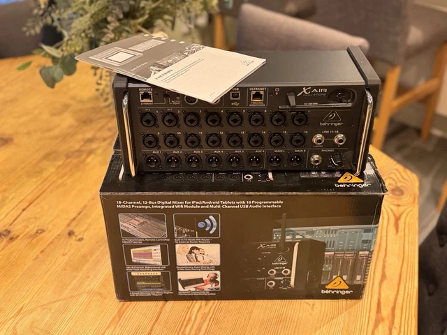 BEHRINGER XR18 X Air Tablet-Controlled Rackmount Digital Mixer £295.20 ...