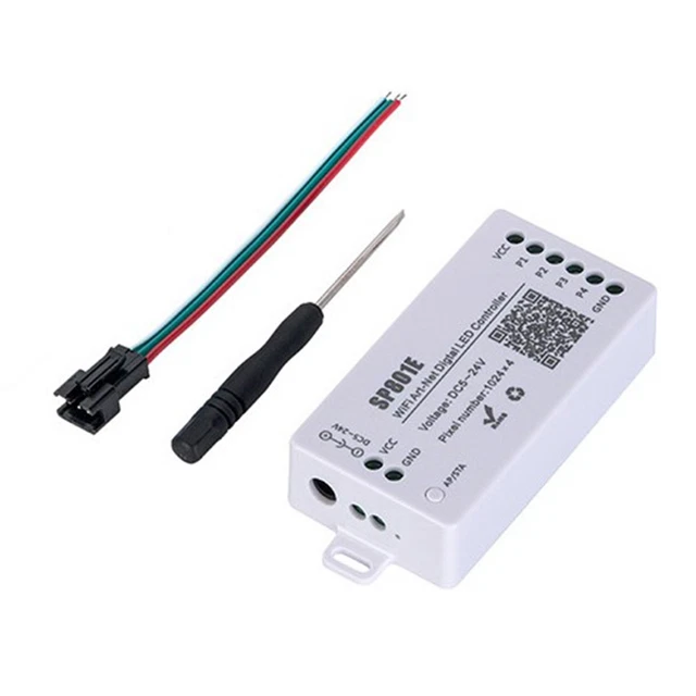 SP801E WIFI ART-NET LED Controller LED Matrix Panel Module WS2812B ...