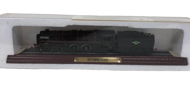 BRITANNIA CLASS LOCOMOTIVE Model Train 1/100 Scale Atlas Edition £4.99 ...