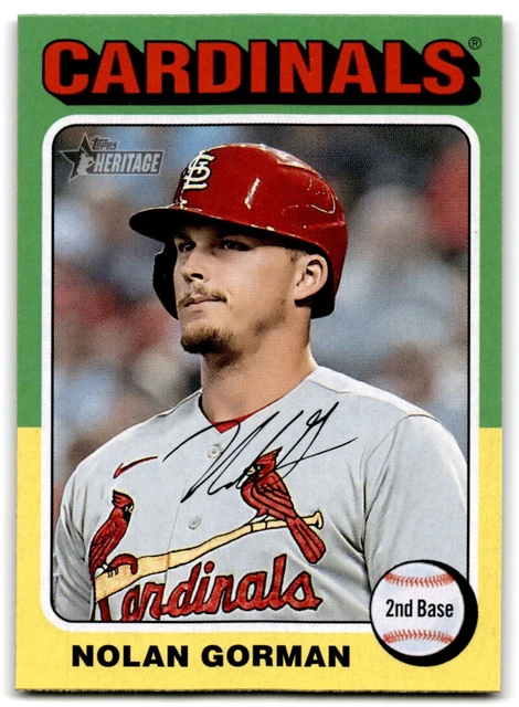2024 TOPPS HERITAGE Nolan Gorman St. Louis Cardinals #173 EUR 1,12 ...
