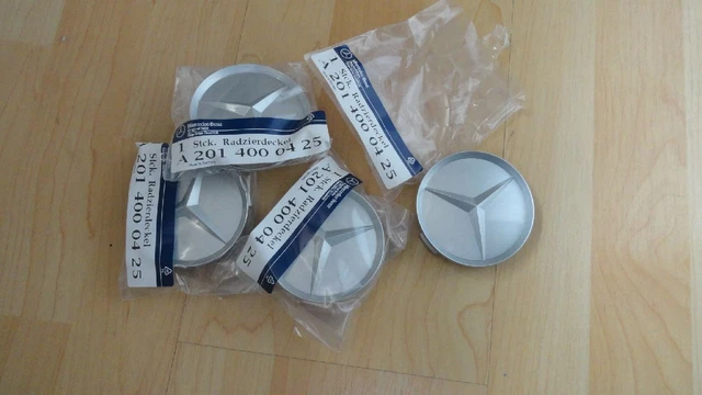 4 X MERCEDES Nabenkappe Felgendeckel Nabendeckel A2014000425 75mm EUR ...