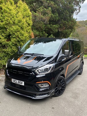 FORD TRANSIT CUSTOM 2018/2022 Bodykit Font/Rear Splitter/ Barn Door ...