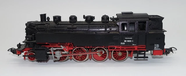 MODÈLE H0 TRAIN ferroviaire / locomotive à vapeur PIKO BR 86 1800-1 ...