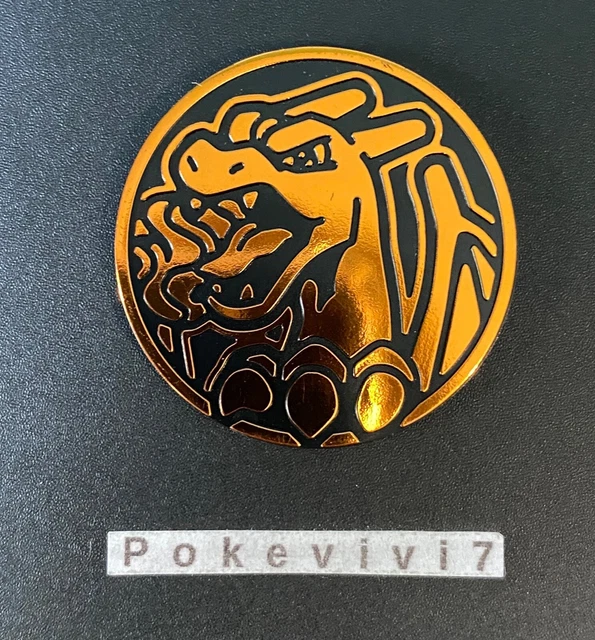 JETON / PIECE / COIN / POG Coffret Cartes Pokemon DRACAUFEU / CHARIZARD ...