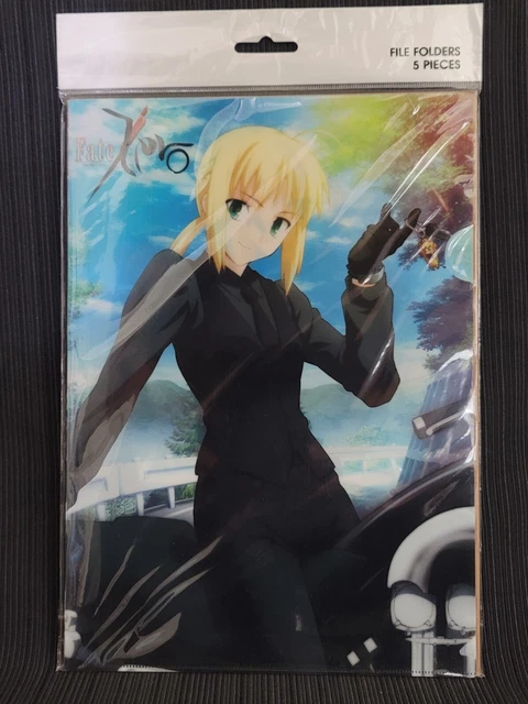 FATE/ZERO ANIME ARTORIA Pendragon( Saber) File Folder 5pc 8.5x12.25 New ...