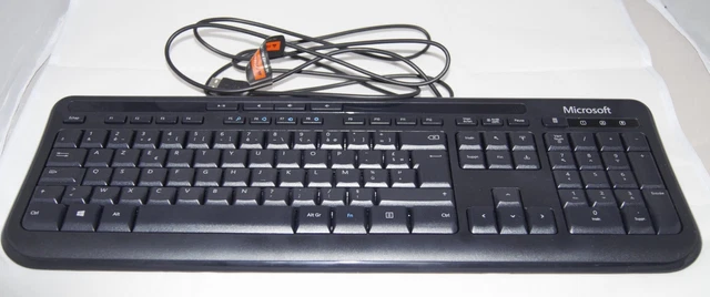 MICROSOFT WIRED KEYBOARD 600 Keyboard AZERTY Italian Layout £10.07 ...