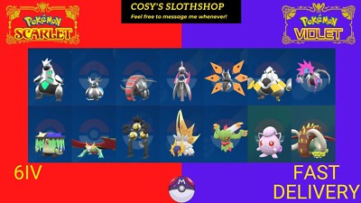 POKEMON SCARLET & Violet - ALL Paradox Pokemon - Shiny - 6IV - WITH Masterballs $21.68 - PicClick CA