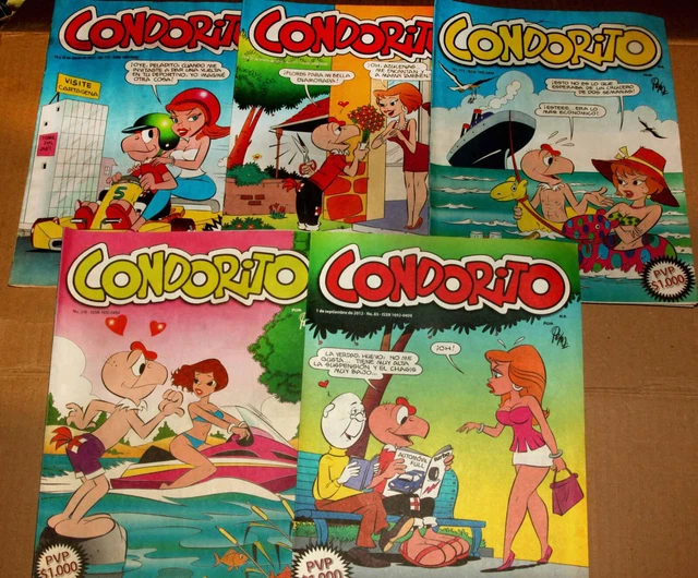 5 CONDORITO COMICS 2000's LikeNew VF Hot Chicas Spanish VF Weeklys ...