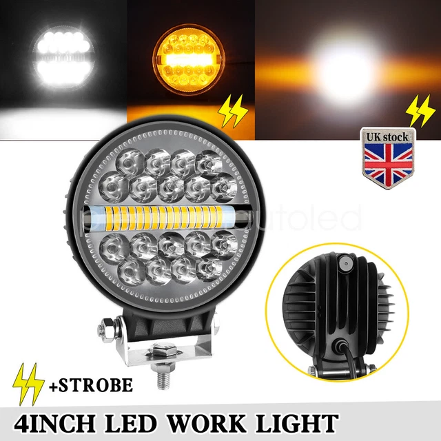 LED WORK LAMP / Light 27w SLIMLINE FLOOD Worklamp FOR Land Rover ...