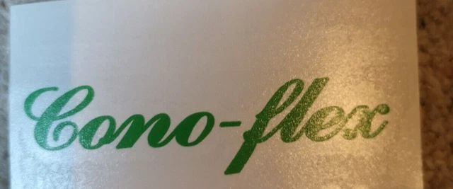 CONOFLEX STICKER/LABEL/DECAL (FISHING re-build,) THESE ARE THE GREEN ...