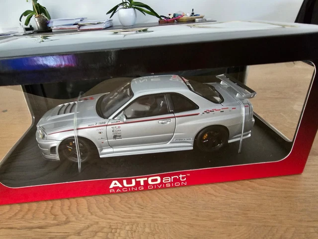 NEW 1/18 AUTOART 80180 NISSAN SKYLINE R34 GTR NISMO Z-TUNE VERSION EUR ...