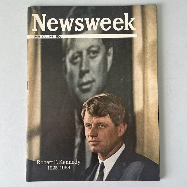 ROBERT F. KENNEDY Newsweek Magazine June 17 1968 Memorial Issue RFK £4. ...