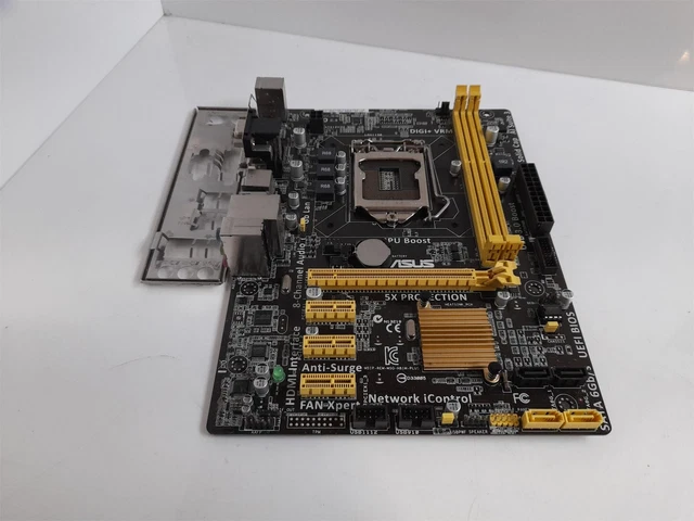 Asus H81m Plus Socket Lga1150 Ddr3 Micro Atx Motherboard With I O