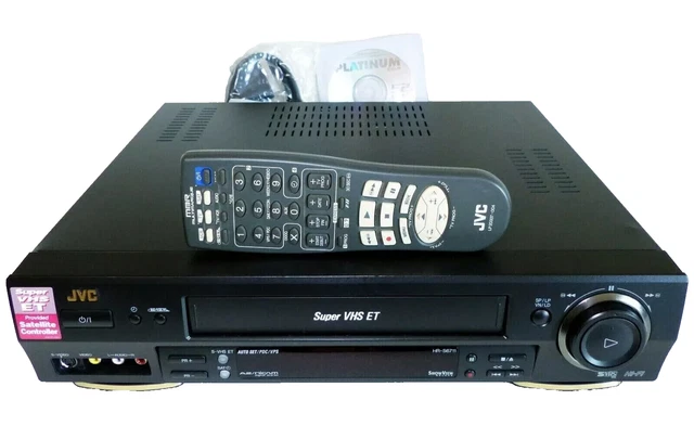 JVC HR-S6711 S-VHS HiFi-Stereo Profi Video Recorder, PAL NTSC MESECAM Wiedergabe EUR 199,90 ...
